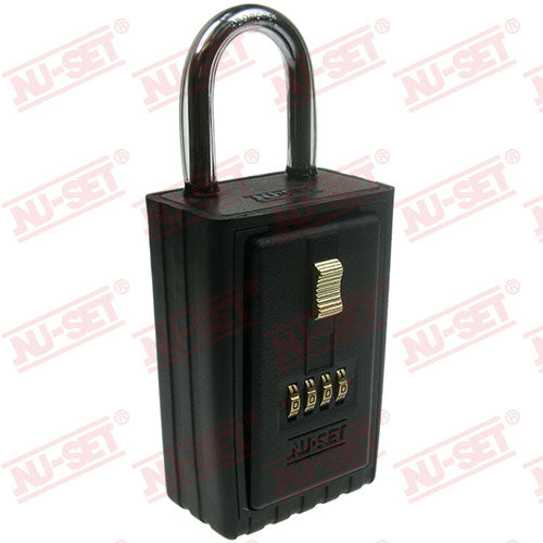 NuSet Realtor Combination Lockbox Lock Box, Keyed Shackle, Self ...