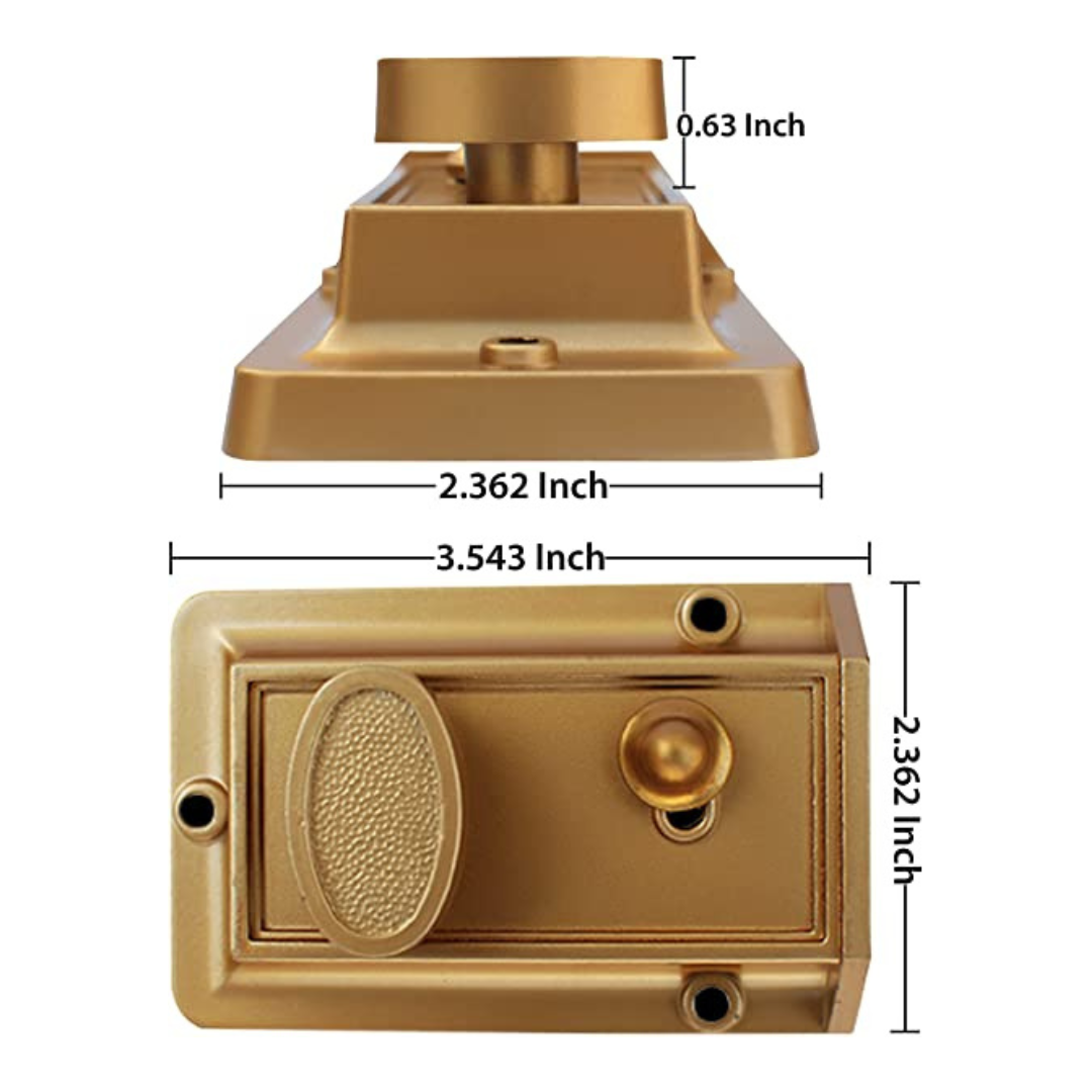 Night Latches, Spring Latch, Deadlocking, Holdback Button, 2105 – NU-SET