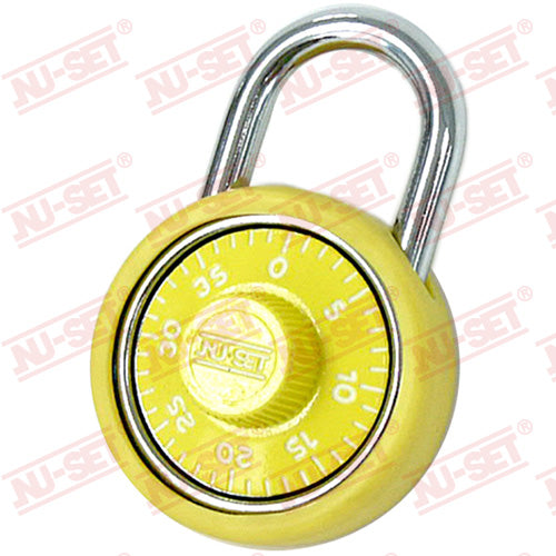 NuSet 1-3/4-Inch 45mm Spin Dial Combination Padlock, Locker Lock ...
