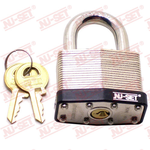 NuSet 1-1/2-Inch 40mm Keyed Alike A389 Padlock, Laminated Steel, 5254 ...