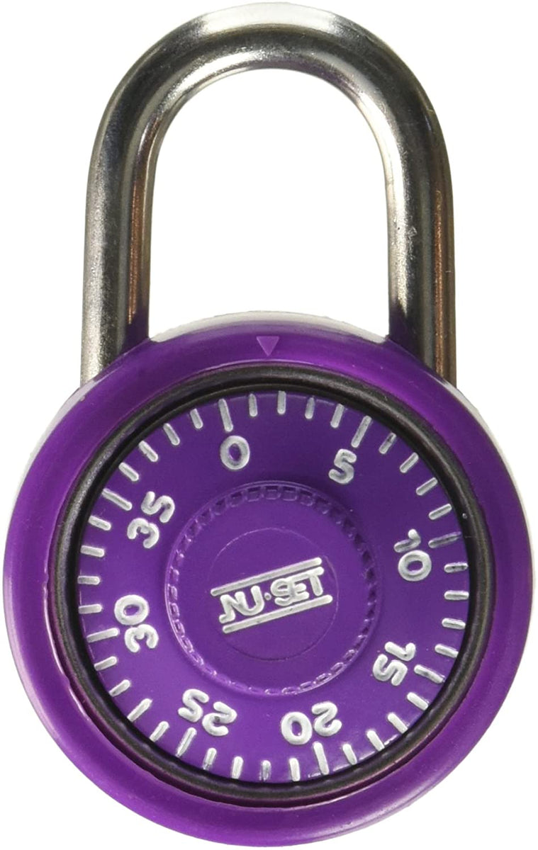 NuSet 1-3/4-Inch 45mm Spin Dial Combination Padlock, Locker Lock ...
