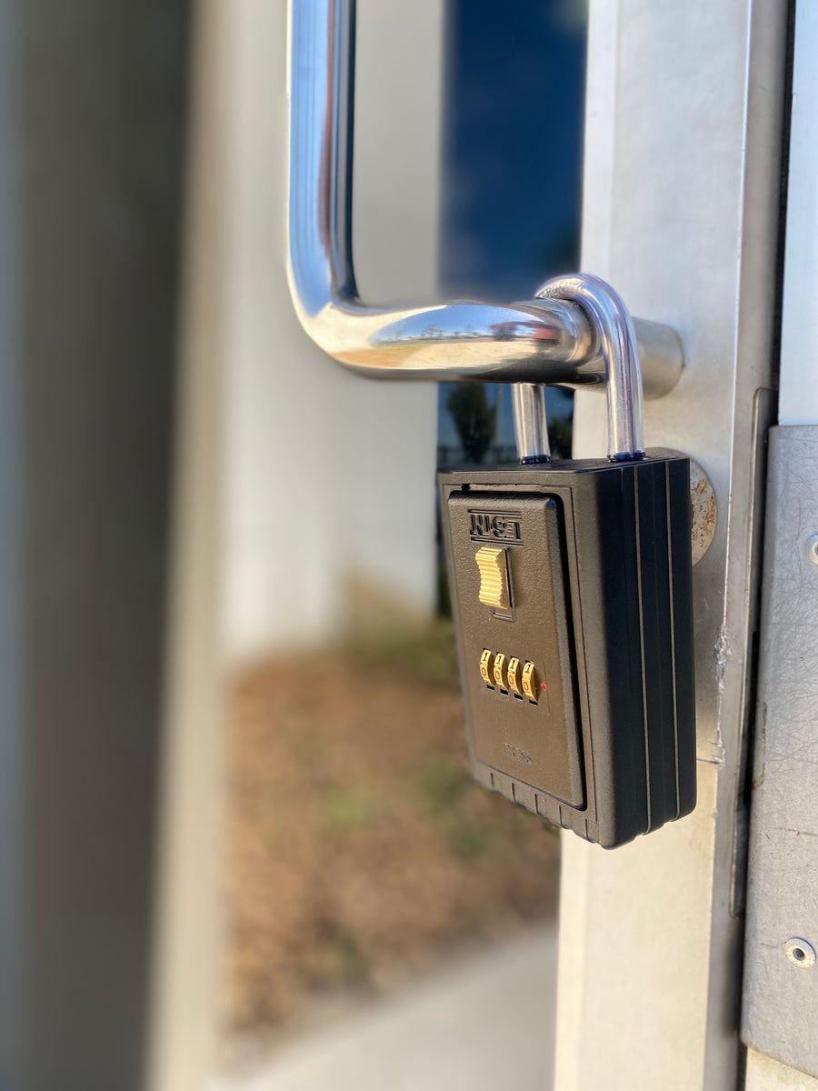 NU-SET | Realtor Lockbox Combo Keyed Shackle 4-Digit