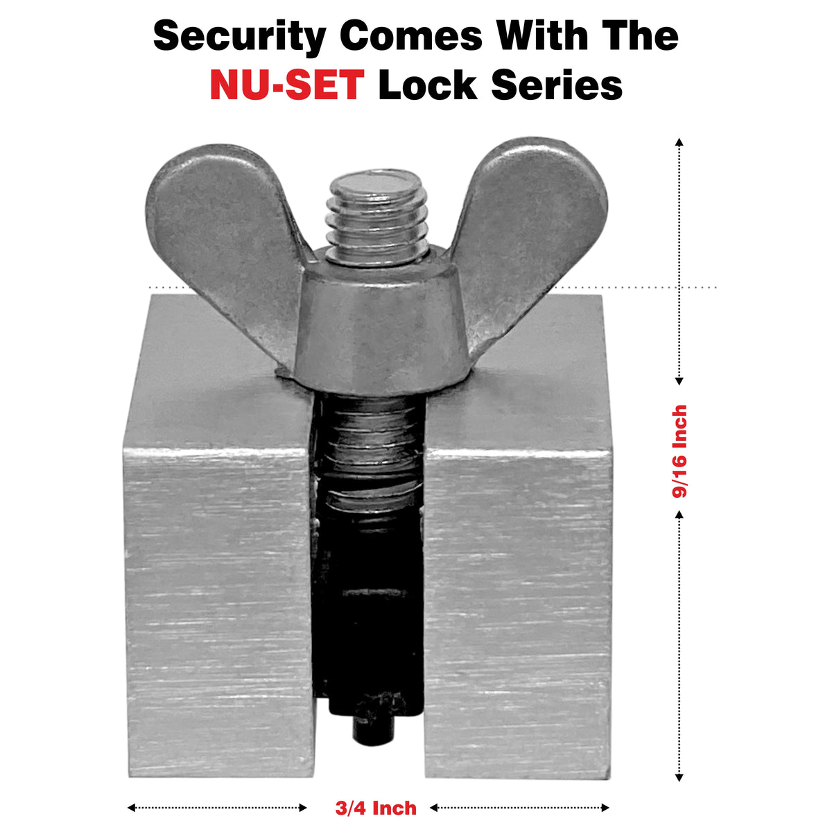 NuSet Safety No Mar Sliding Windows Security Locks, Wing Screw ...